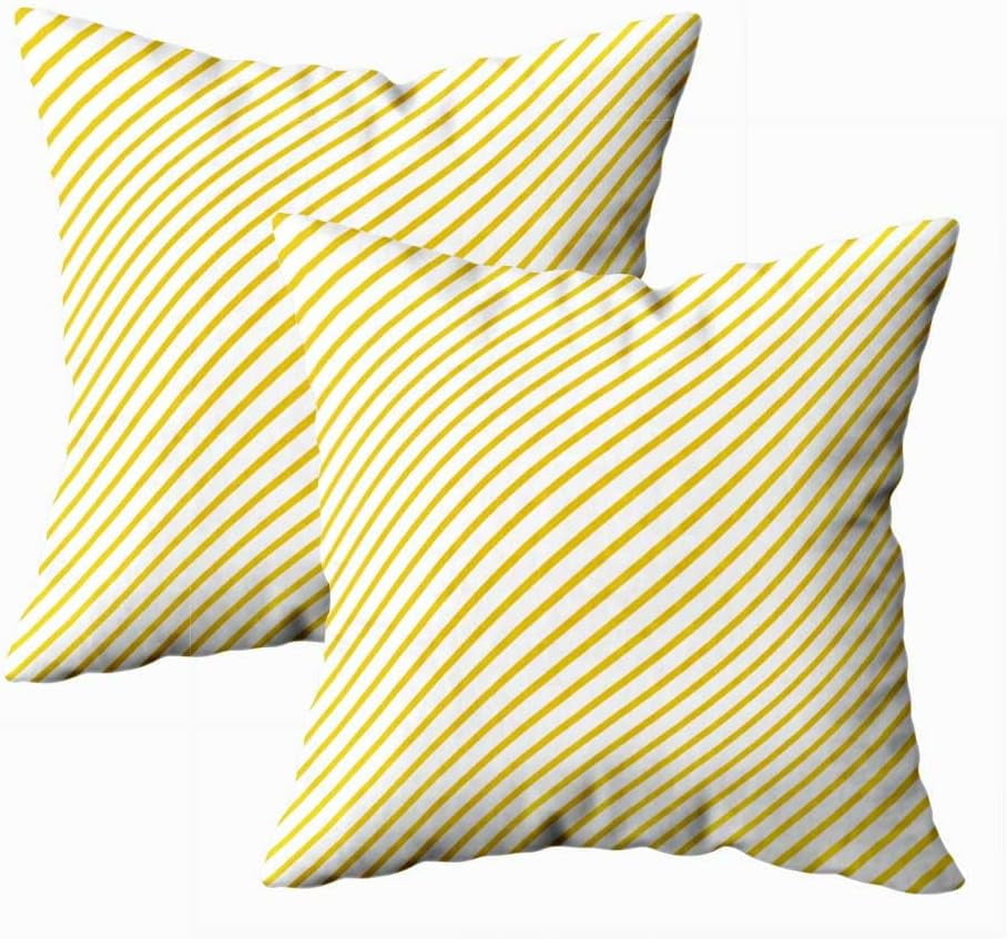 Set of 2 Diagonal Stripes Pattern Thin Light Orange Diagonal Stripes ...