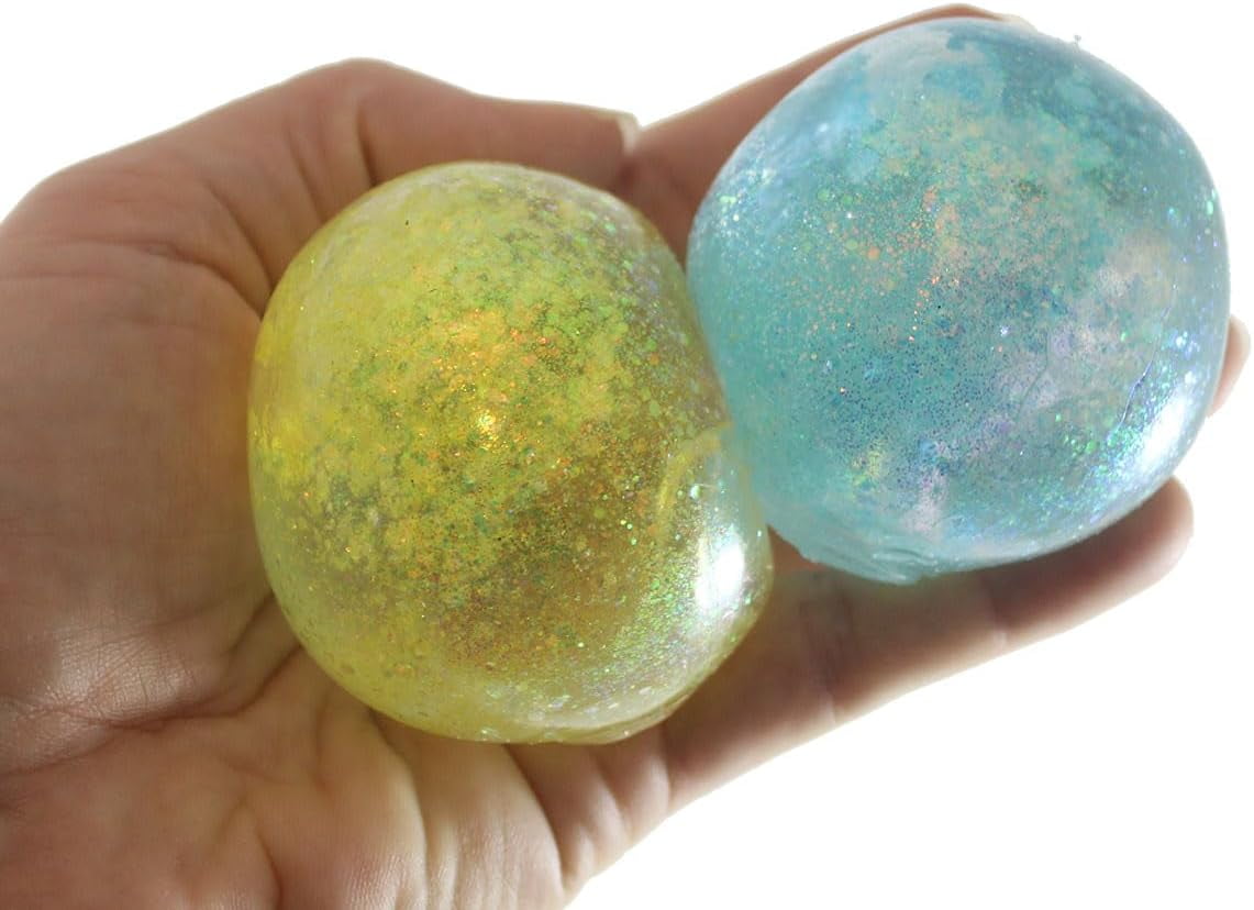 Set of 2 Easter Egg Shaped Sugar Ball - Thick Glue/Gel Syrup Molasses ...