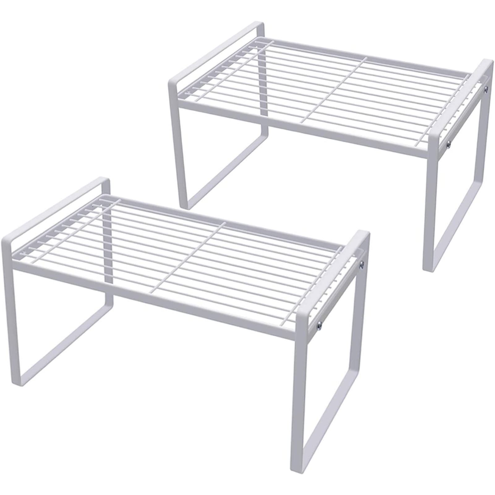 Set of 2 Expandable Counter Organizer Shelf,,Pantry Storage ...