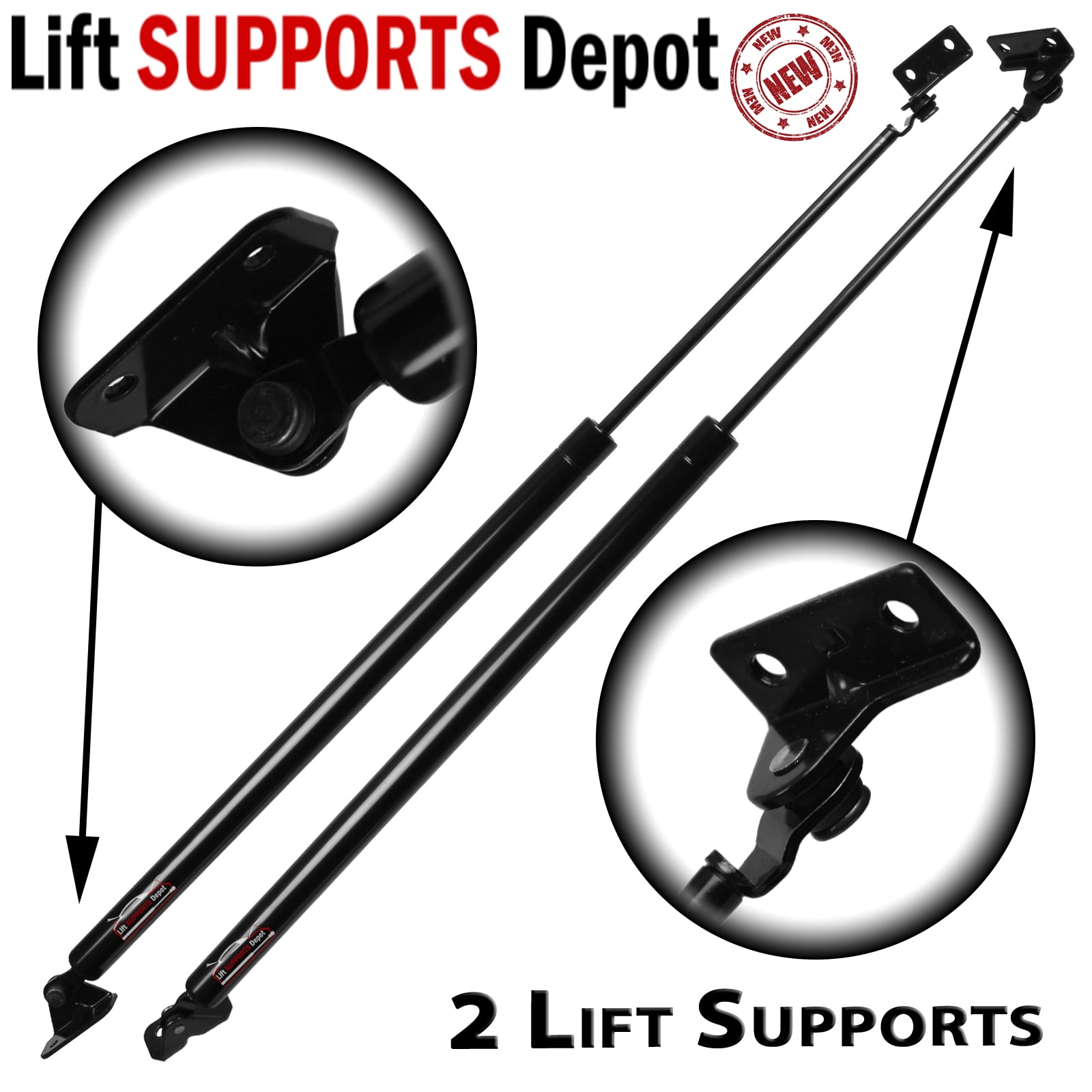 Set of 2 Fits Mitsubishi L300 Delica Van Tailgate Lift Supports High ...