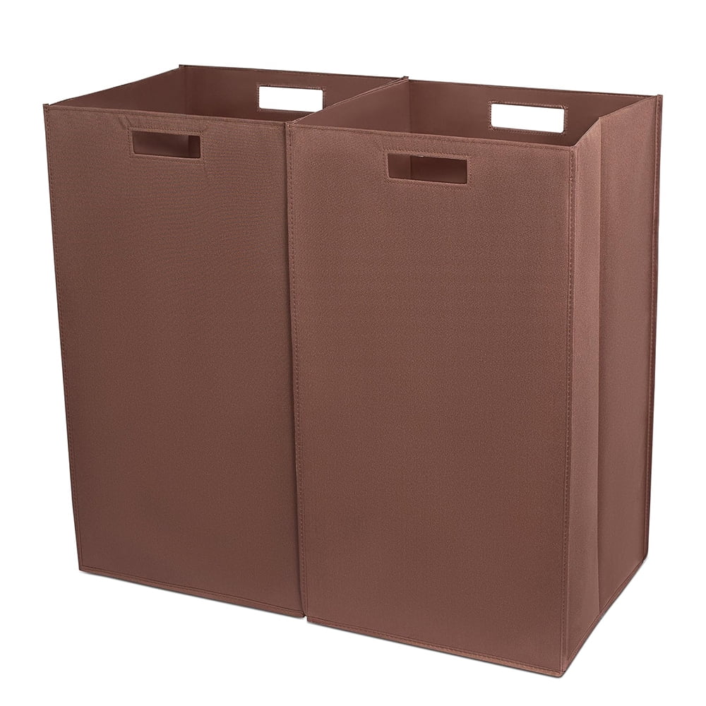 Set of 2 Folding Dirty Clothes Sorter, Versatile Collapsible Laundry ...