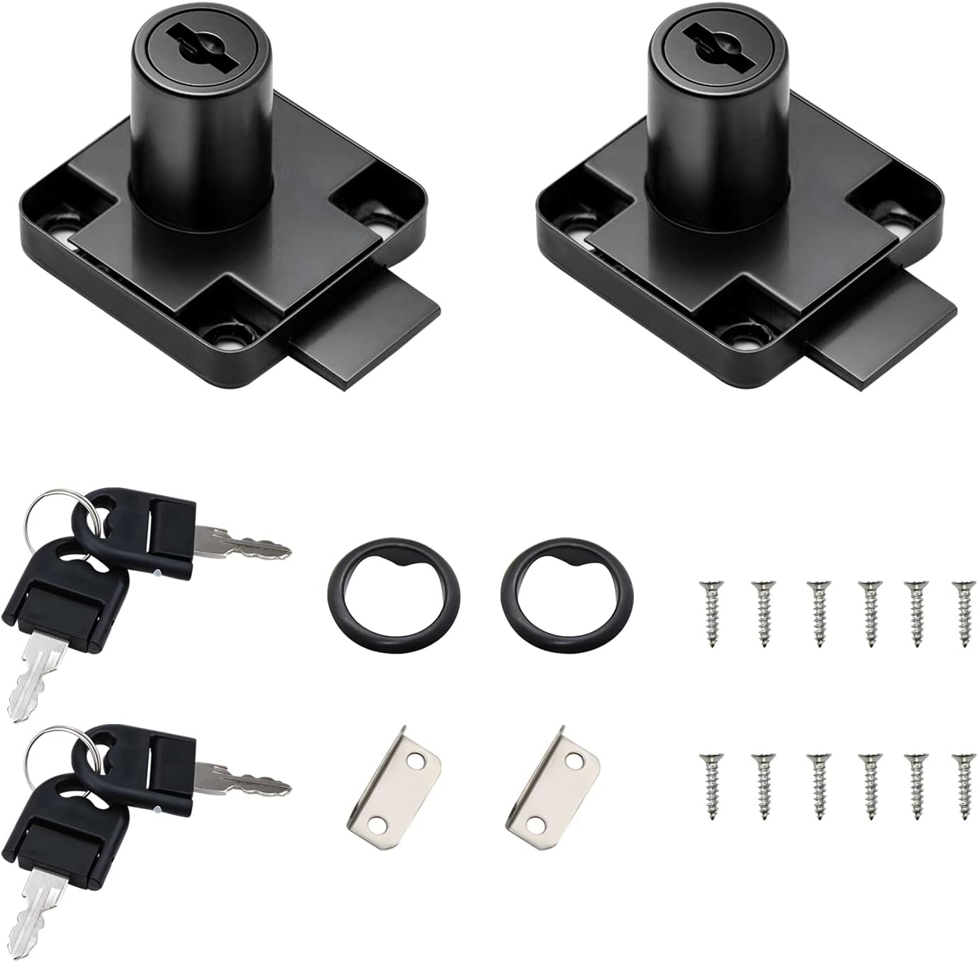 Set of 2 Furniture Locks, Drawer Locks, Cabinet Locks, Drawer Locks ...