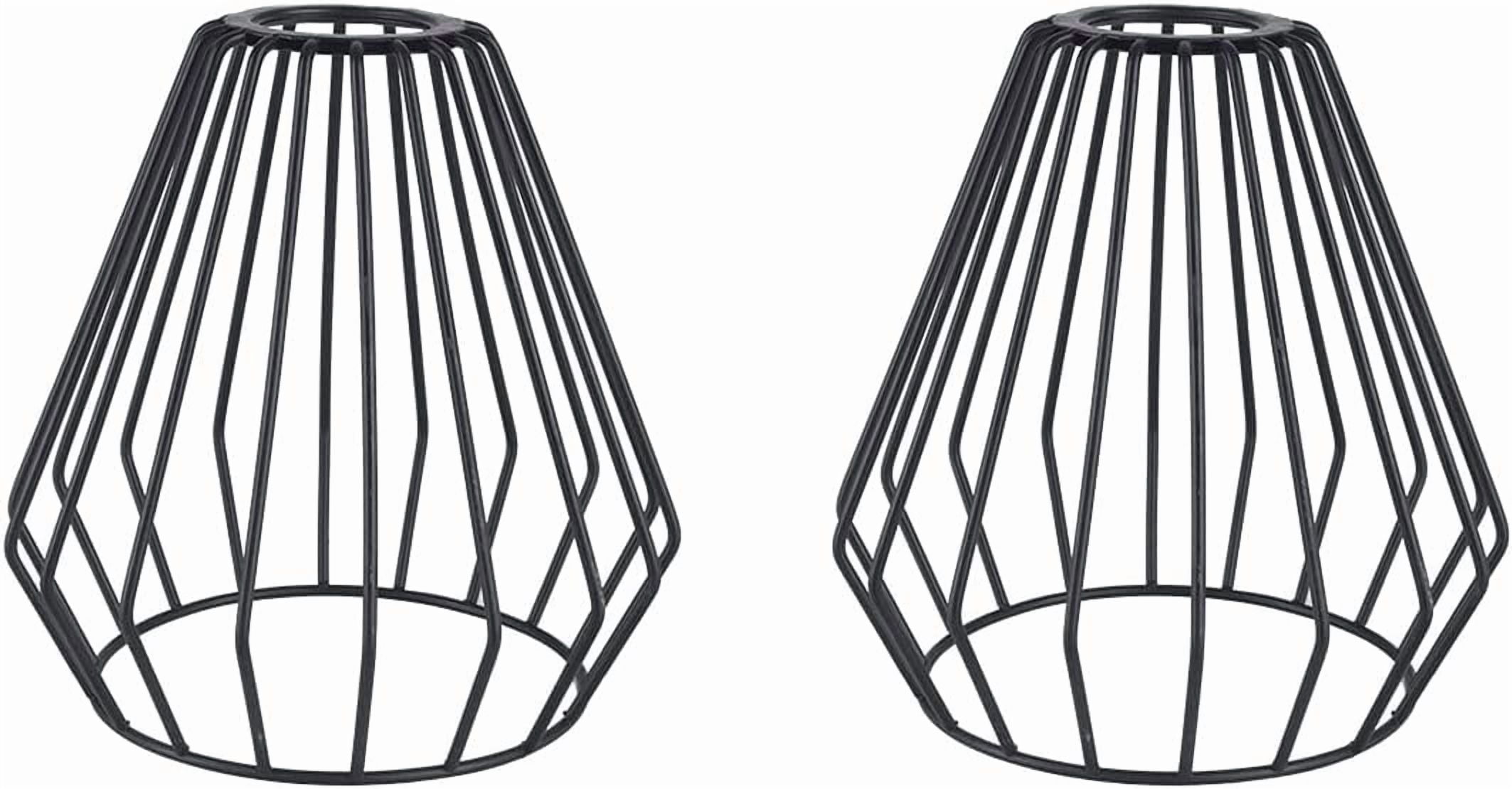 Set of 2 Industrial Vintage Rustic Bulb Covers| DIY Farmhouse Metal ...