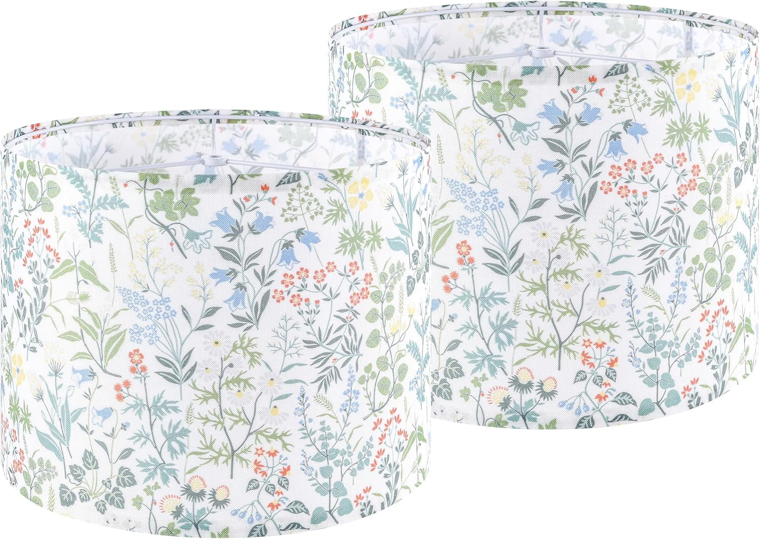 Set of 2 Large Drum Lamp Shade 16" Top X 16" Bottom X 12" High,Linen ...