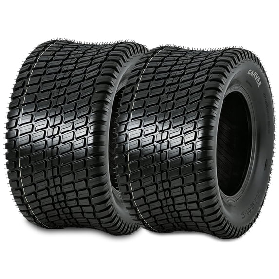 Set of 2 Lawn Mower Tires, Heavy-Duty 4PR Turf Tires for Riding Mower ...