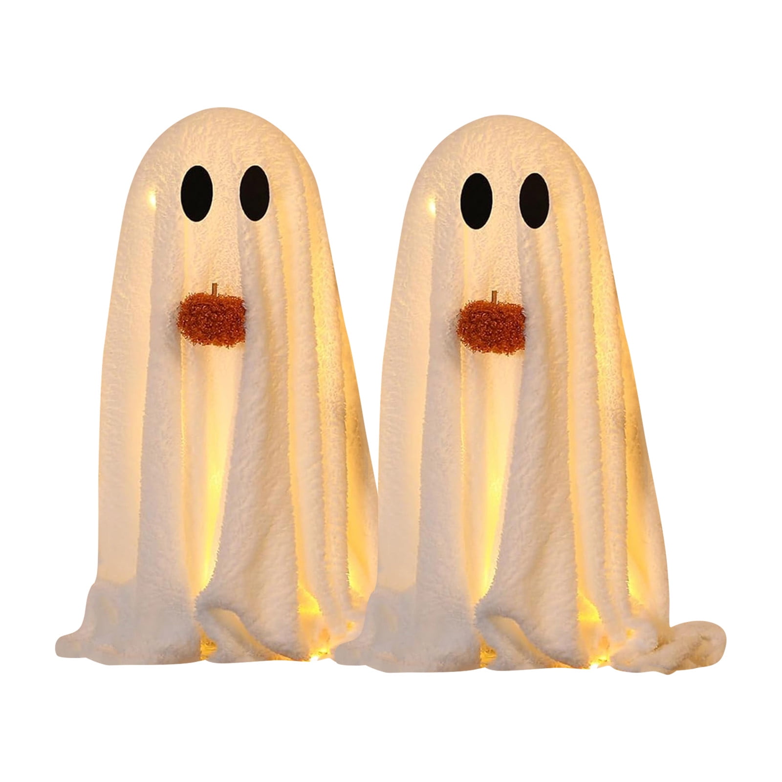Set of 2 Lighted Halloween Ghost Decorations with LED Lights,Indoor ...