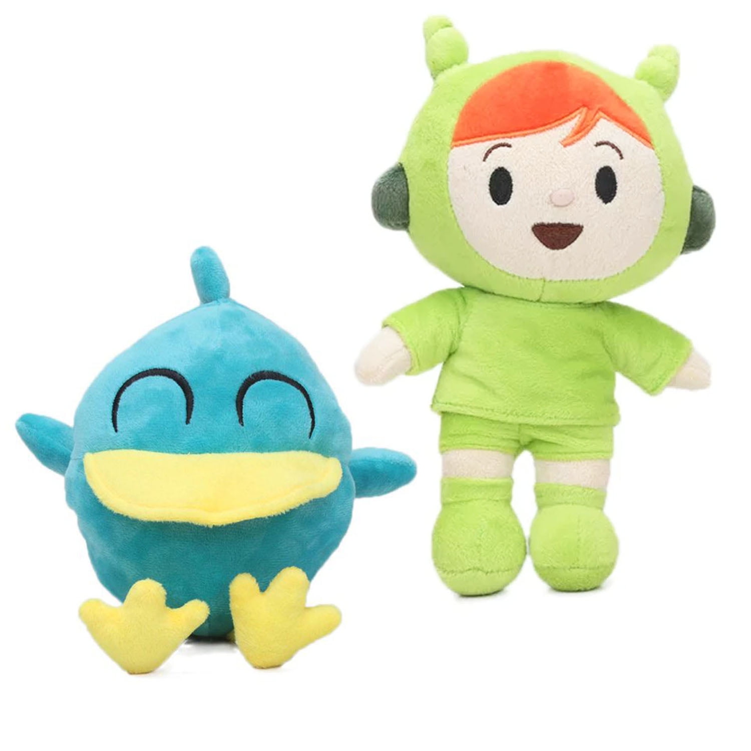 Set 2 Nina and Sleepy Bird Premium Plush - Pocoyo Series Stuffed Soft ...