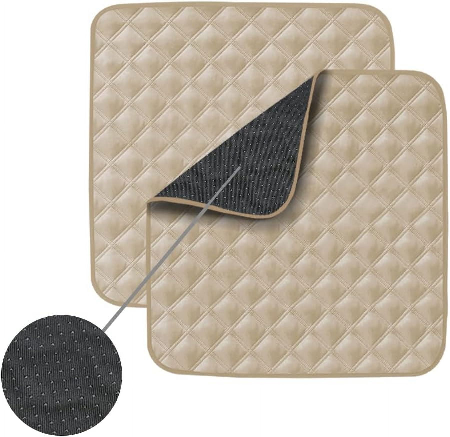 Set of 2 Non-Slip Absorbent Washable Incontinence Pad underpad Seat 4 ...