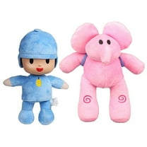 4pcs Pocoyo Blue, Elly Pink Elephant, Loula Orange Dog, Pato Yellow ...