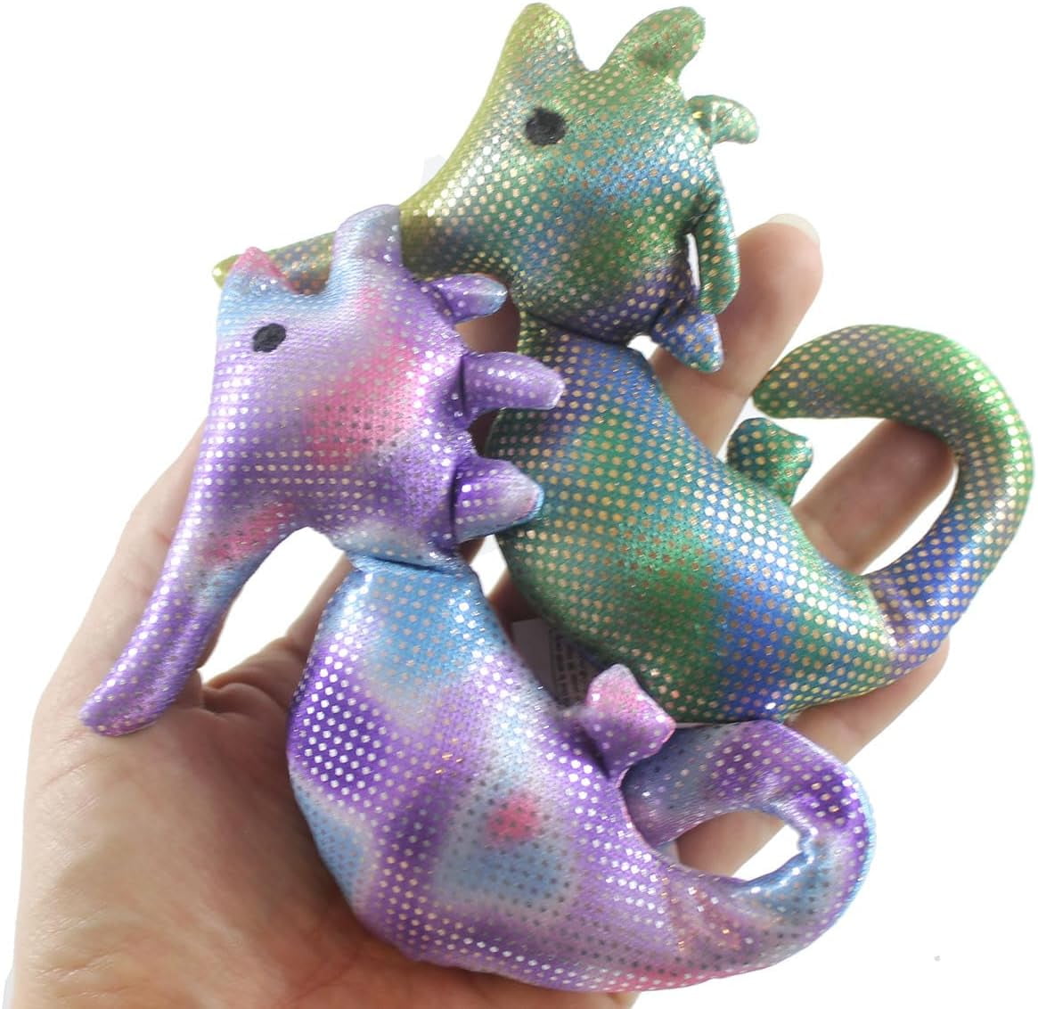 Set of 2 RANDOM COLORS - Seahorse Sand Filled Animal Toy - Heavy ...