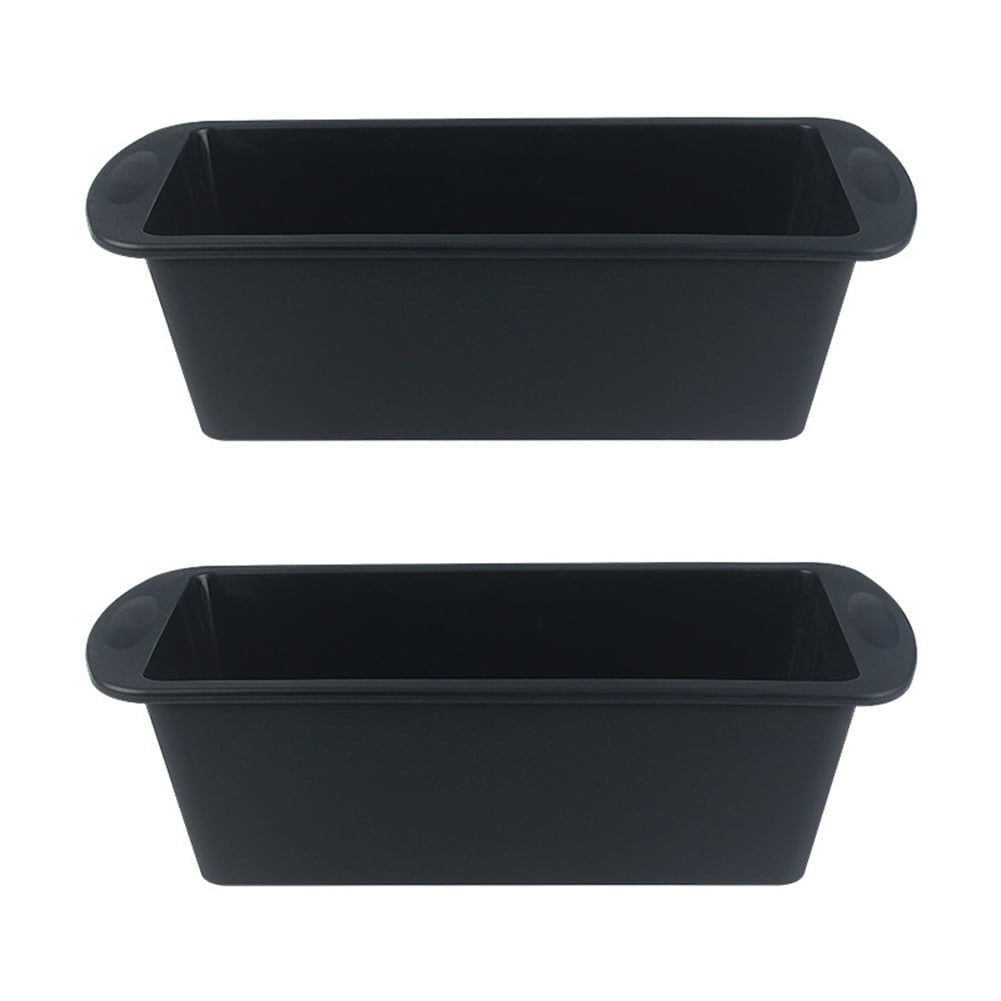 Set of 2 Silicone Bread Loaf Pans - Baking Mold For Baking Cakes ...