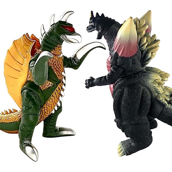 Set of 2 SpaceGodzilla Disosaur Dragon Gigan Space Toys, Kaiju Universe ...