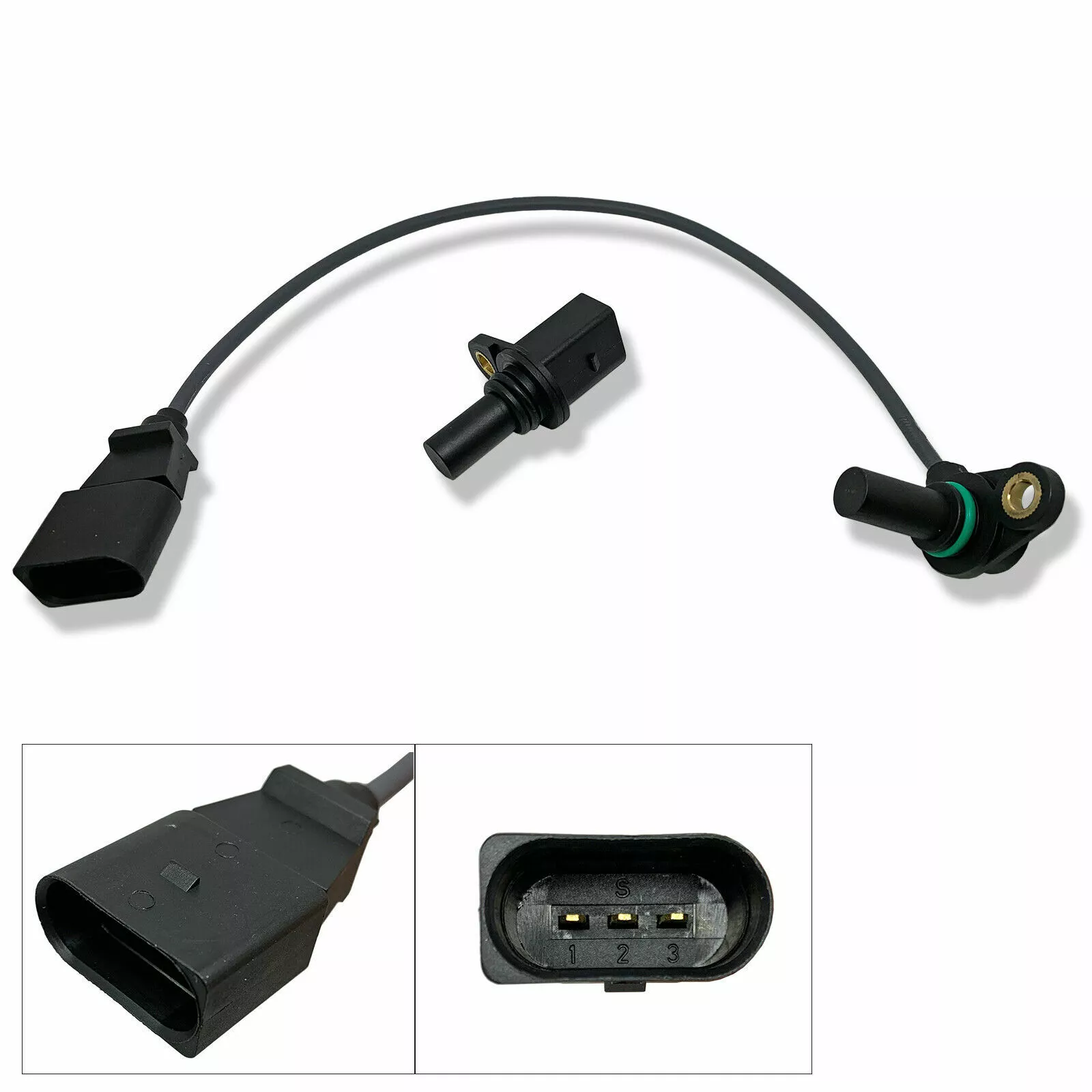 Set 2 Trans Output-Input Vehicle Speed Sensor For Golf City GTI Jetta ...