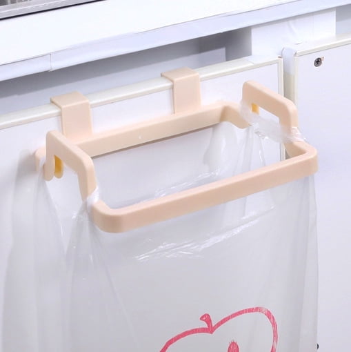 Set of 2 Trash Bag Holder Rack, Hanging Organizer Garbage Bag Holder ...
