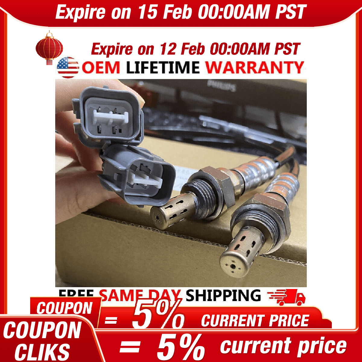 Set(2) Upstream & Downstream Oxygen O2 Sensors For 1997-2001 Honda CR-V ...