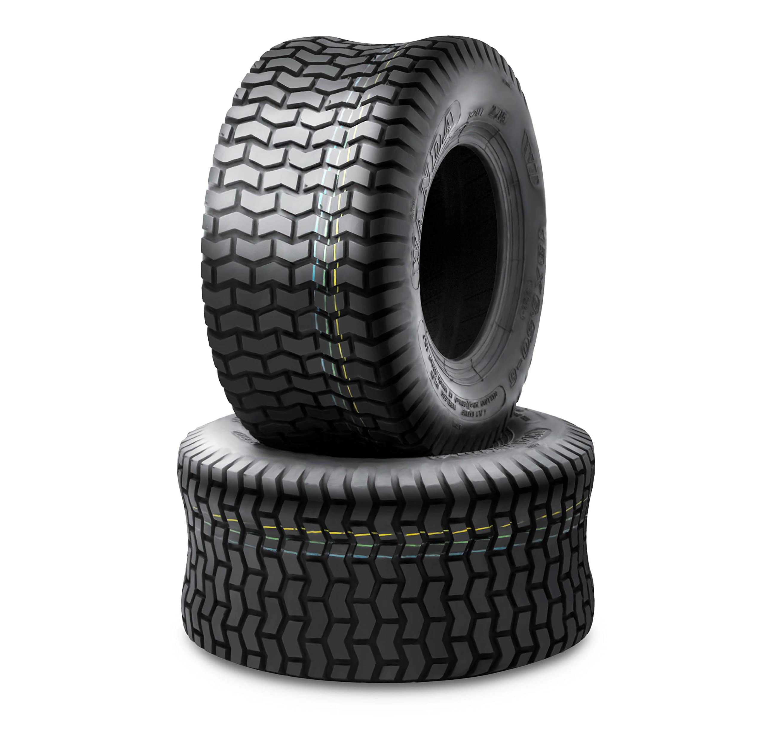 WANDA Set of 2 Turf Friendly 13x5.00-6 Lawn Mower & Garden Tractor ...