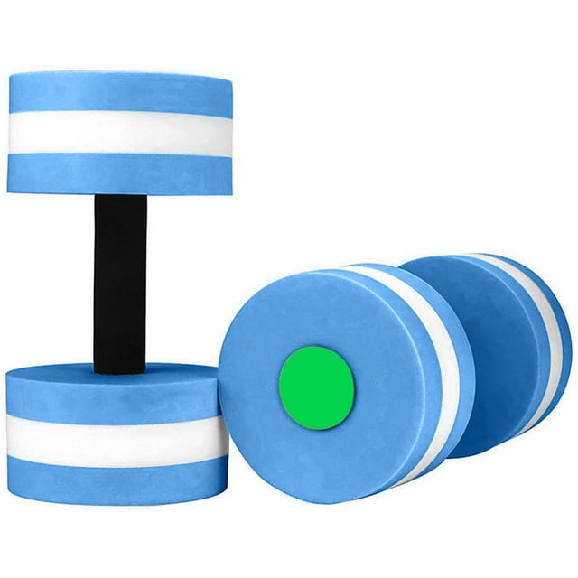 Set of 2 Water Dumbbells Aerobics Swimming Pool Dumbbells for Exercise ...