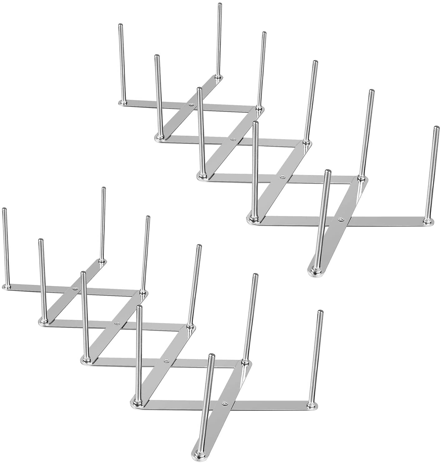 Set of 2 lid holders, rib holders made of stainless steel, adjustable ...