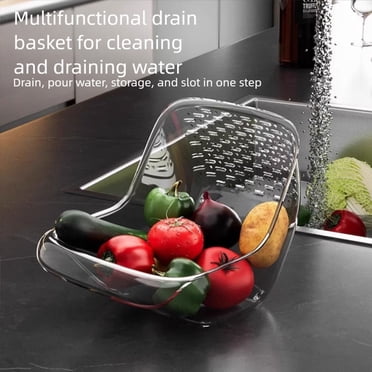 Kitchen Spaces Colander Food Storage Containers, Variety Pack, Gray, 3 ...
