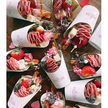 Set of 20 DIY Mini Cake Favor Set Clear Cake Wrap w/Mini Forks for ...