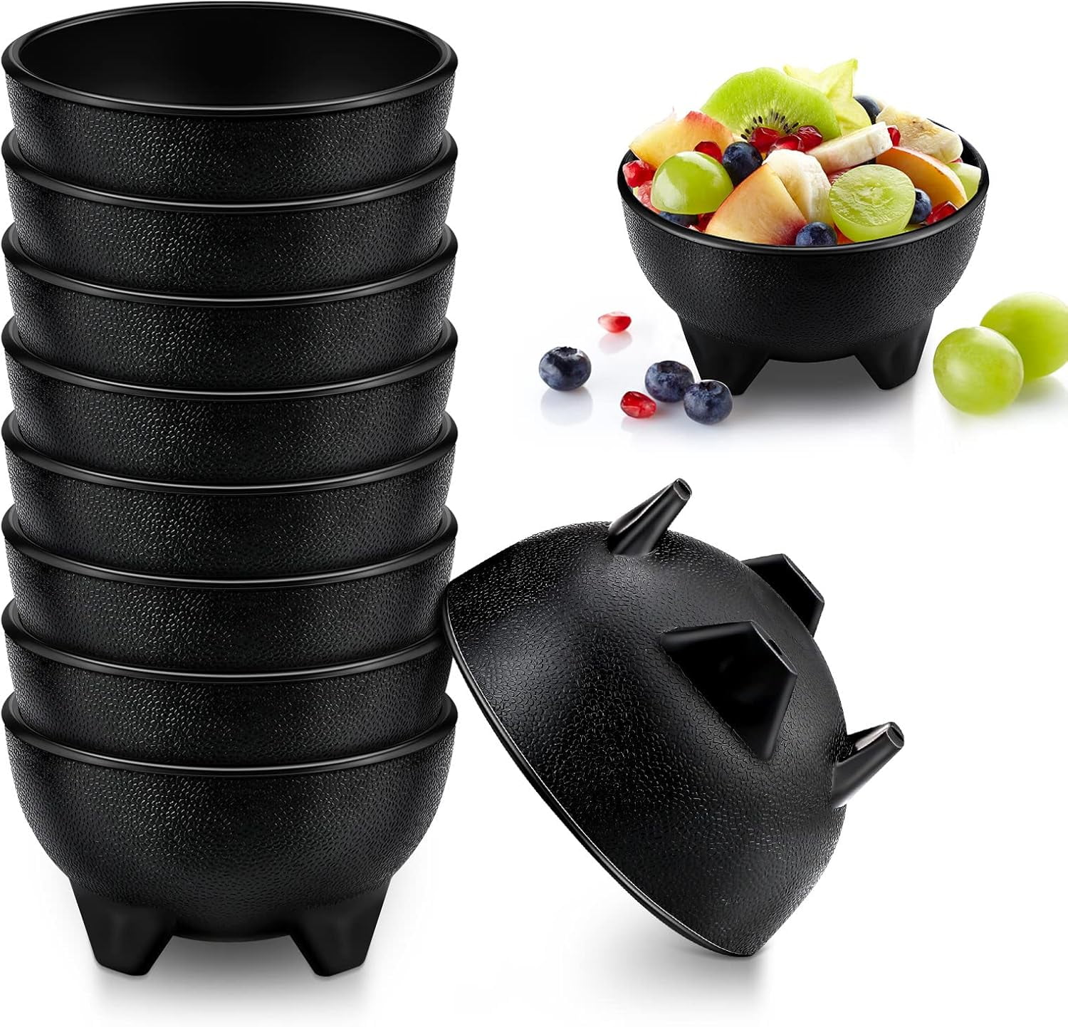 Set of 24 Salsa Bowls 13.5 oz Salsa Guacamole Plastic Bowls Mexican Dip ...