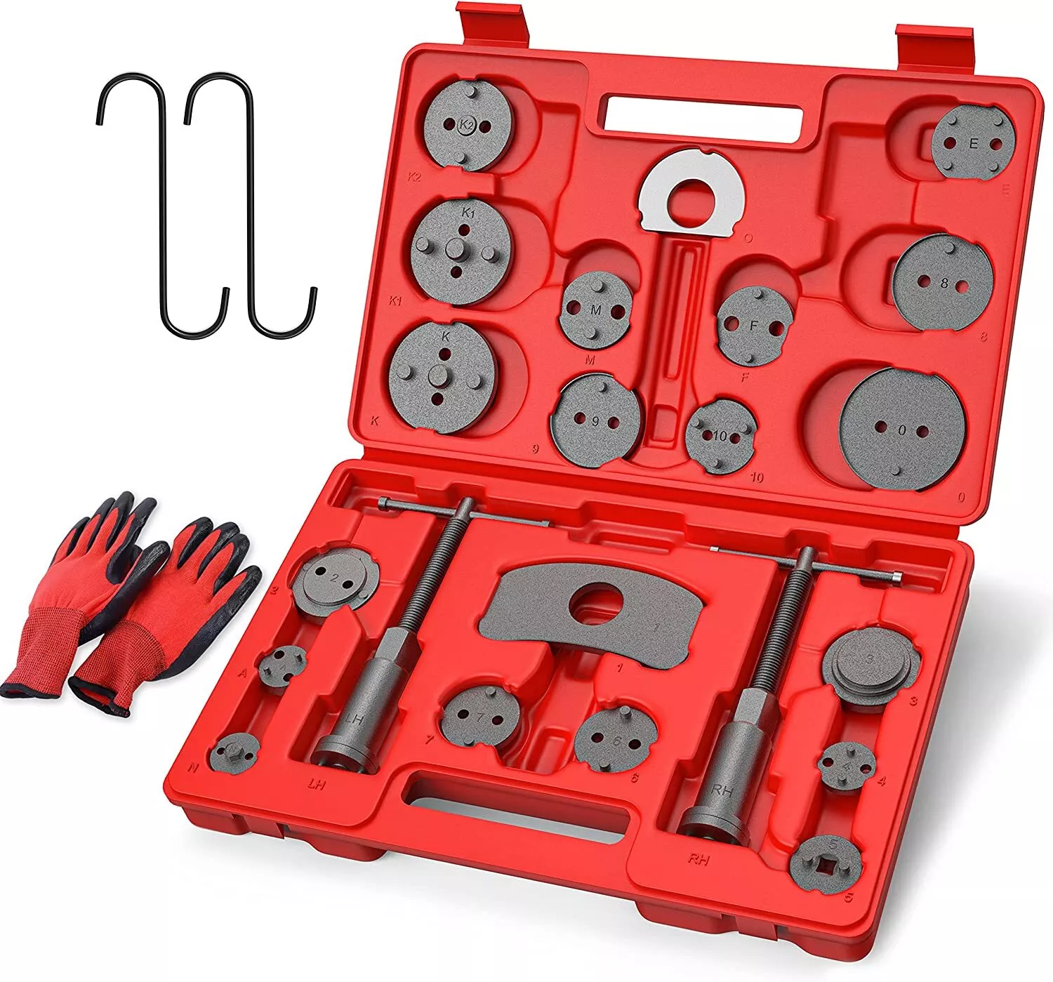 MOSTPLUS 27-Piece Universal Brake Caliper Tool Kit, Disc Brake Piston ...