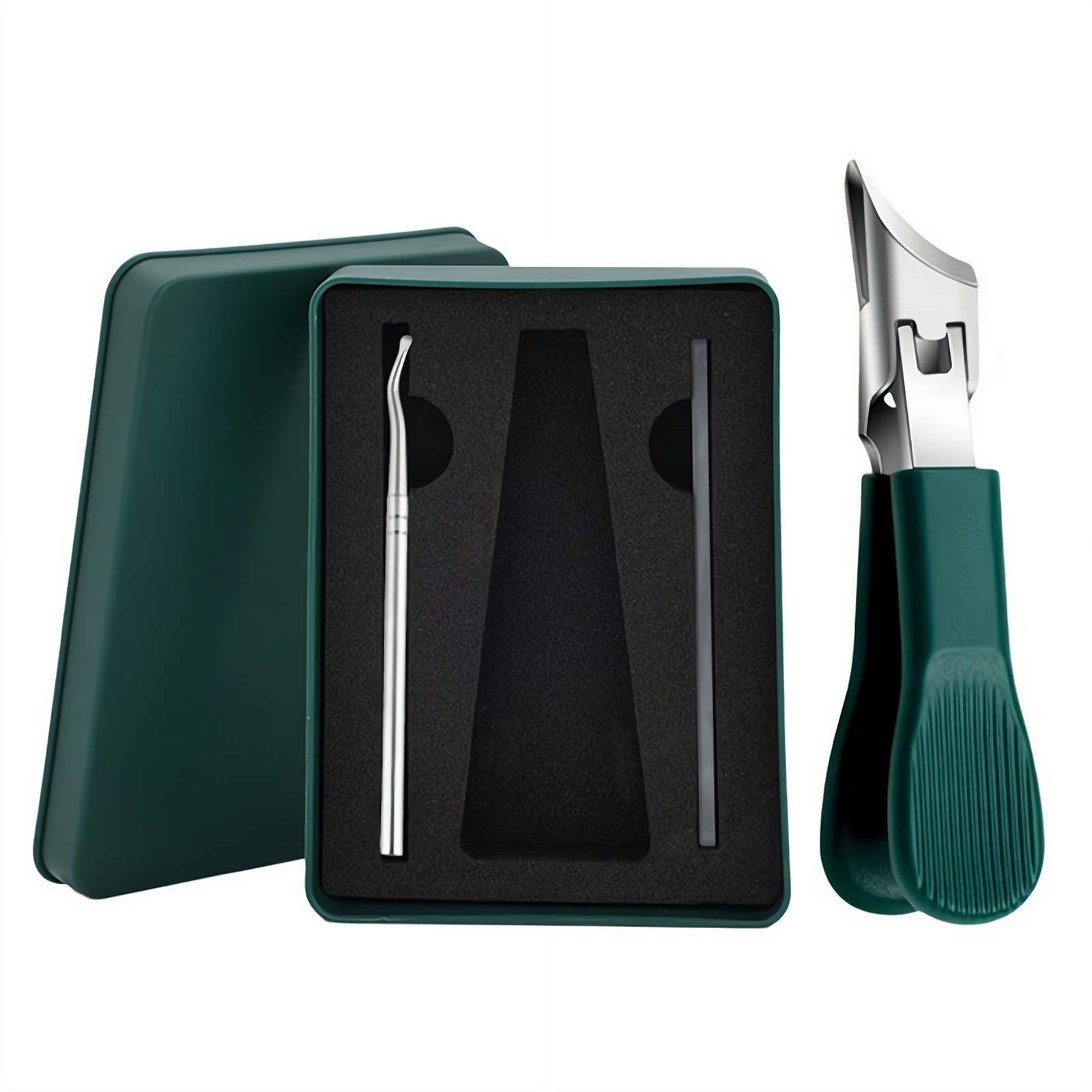 Set of 3 Eagle Beak Beveled Nail Clippers, Stainless Steel Super Sharp ...