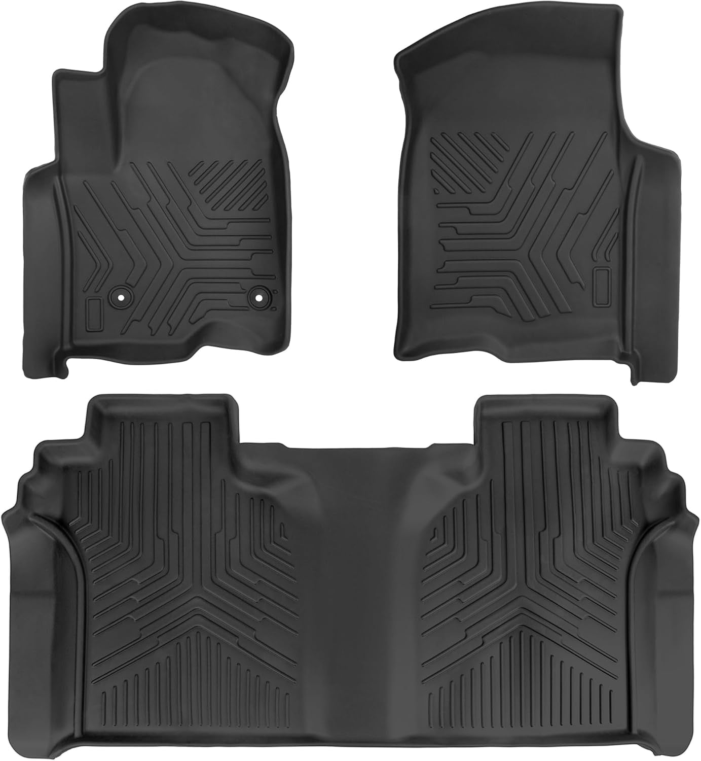 Set of 3 Floor Mats Cargo Liner for Chevrolet Silverado 1500/GMC Sierra ...