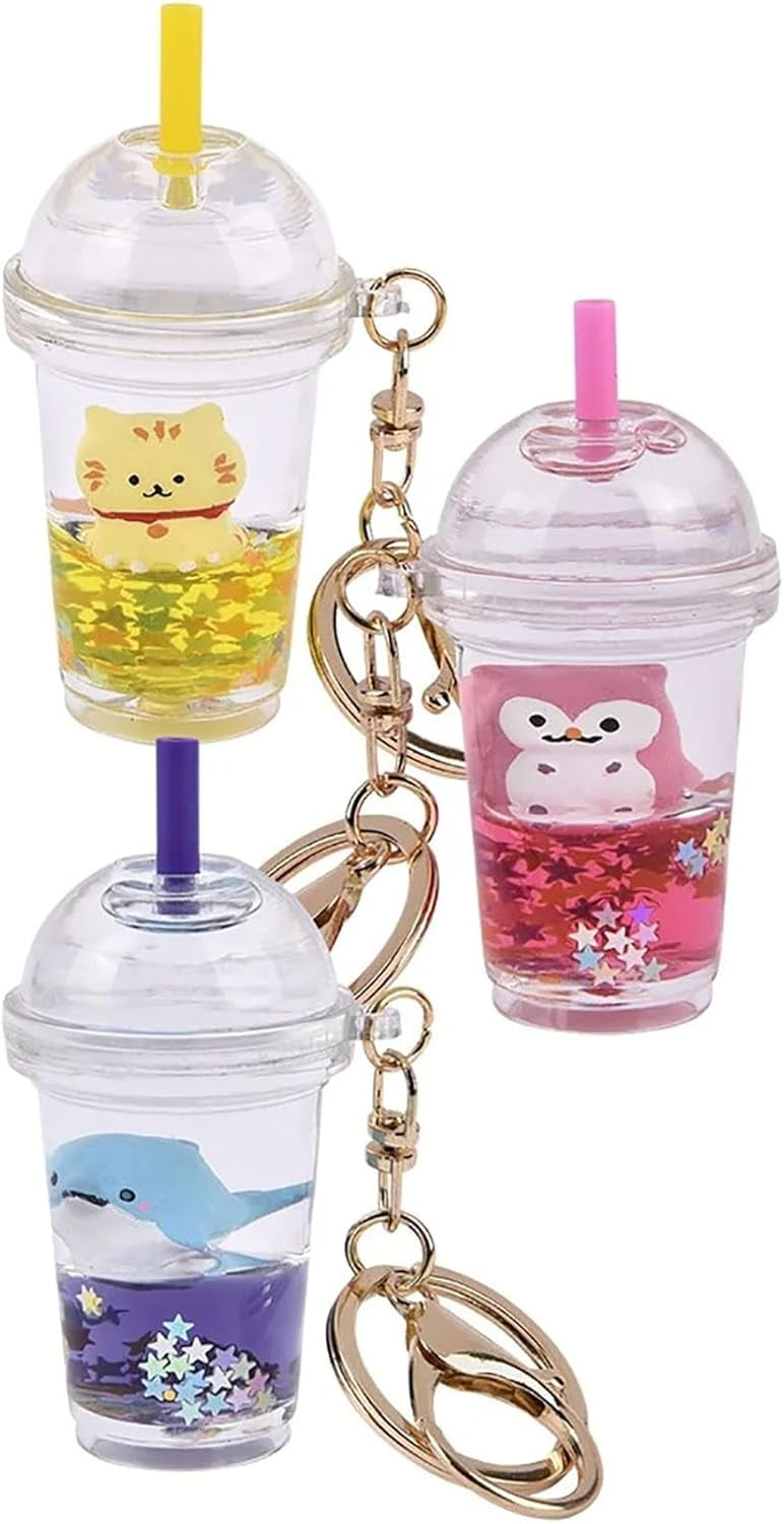 Set of 3 RANDOM Smoothie Clip with Animal on a Wave - Floating Surfing ...