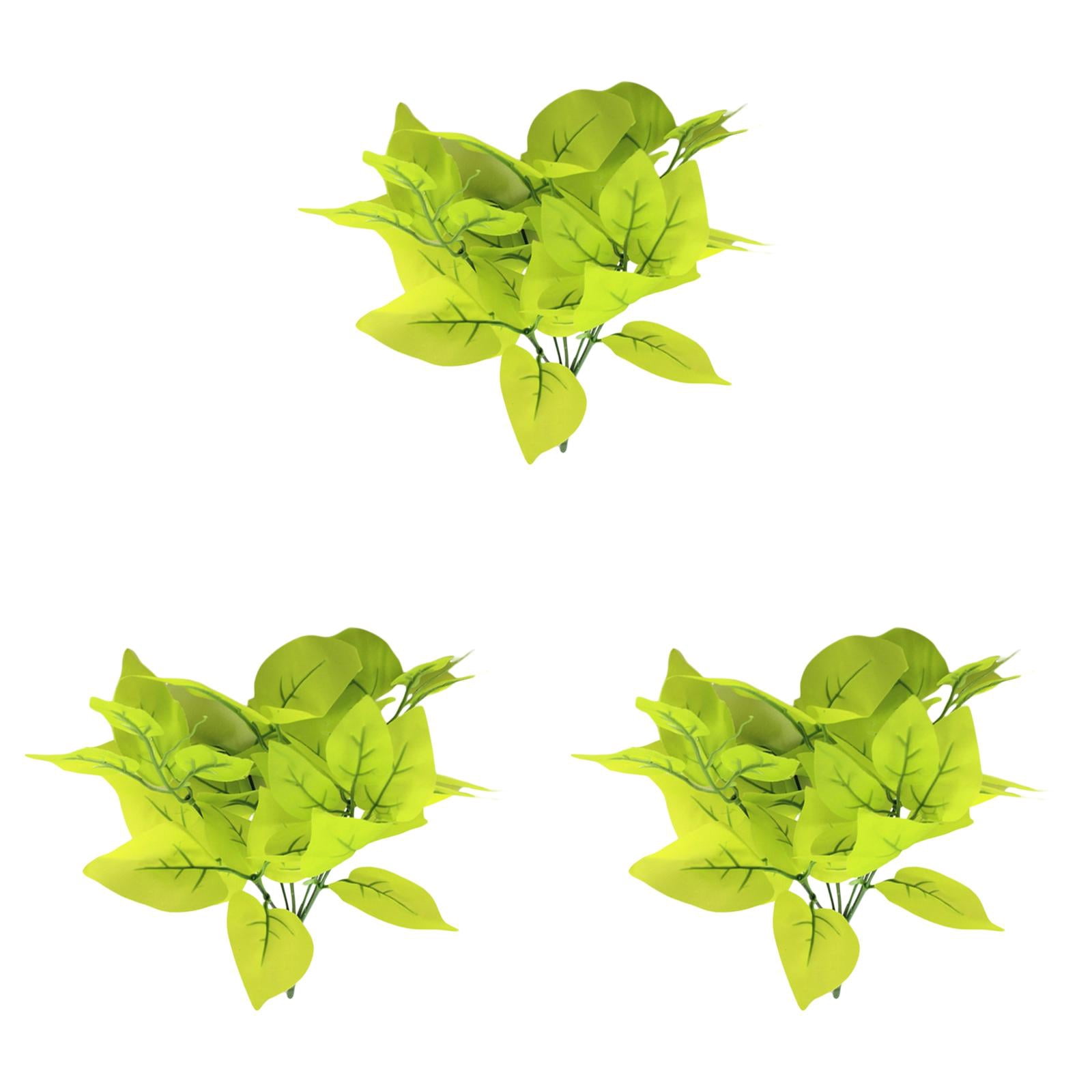 Set of 3 Realistic Artificial Greenery Stems for Decoration, 13 Inch ...