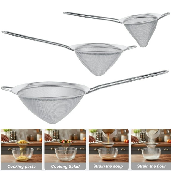 Blaxill Stainless Steel Fine Mesh Colander Strainer | Kitchen Food ...