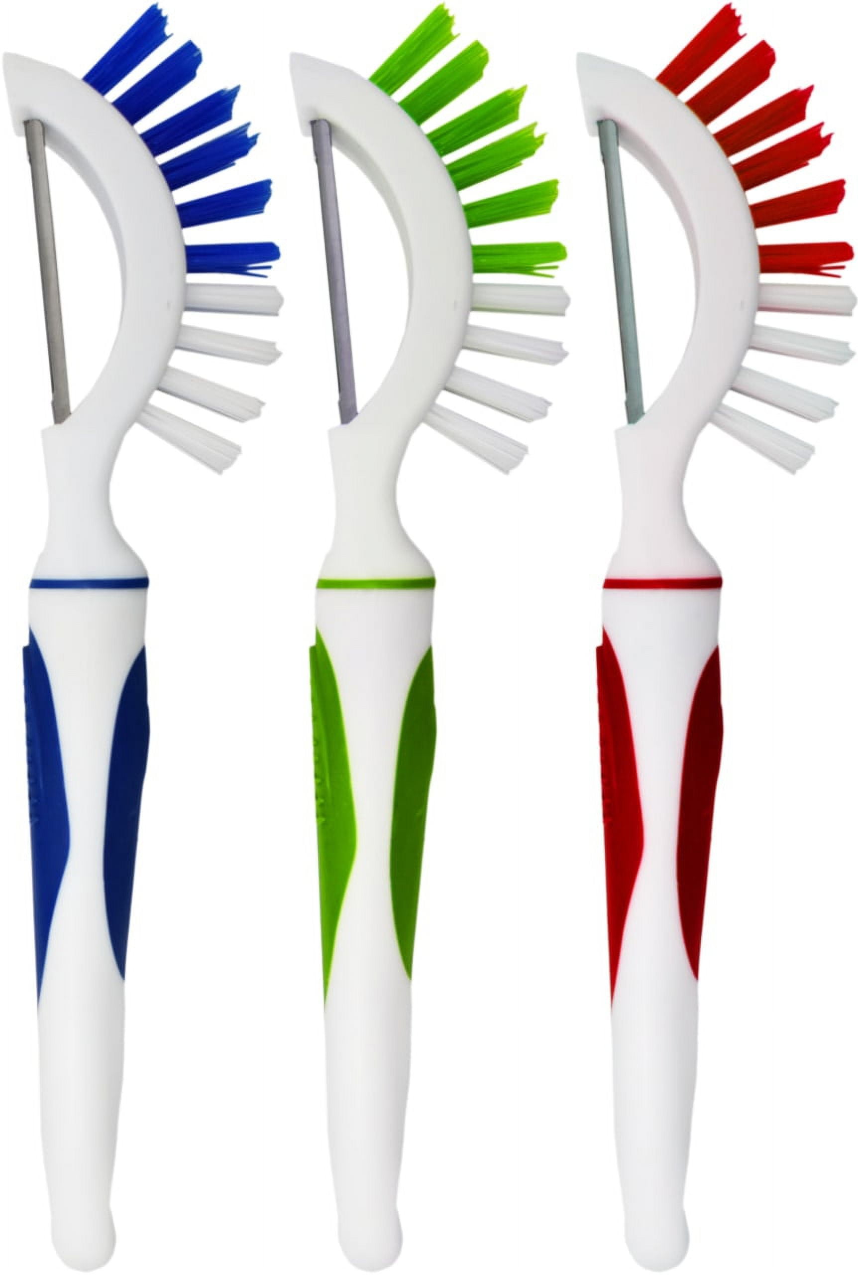 Set of 3 Vegetable & Potato Peeler Brush Cooking Utensil Peel Potatoes ...