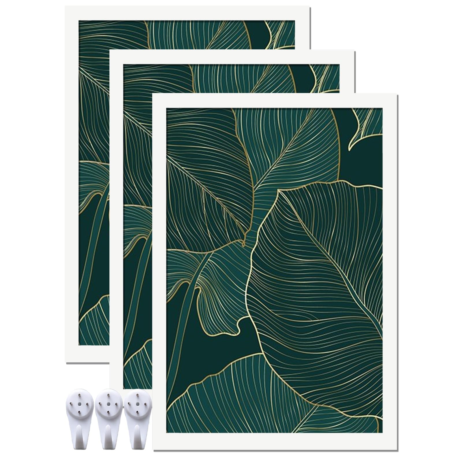 Set of 3 White 16x24 Picture Frames, Gallery Wall Frames for Photos ...