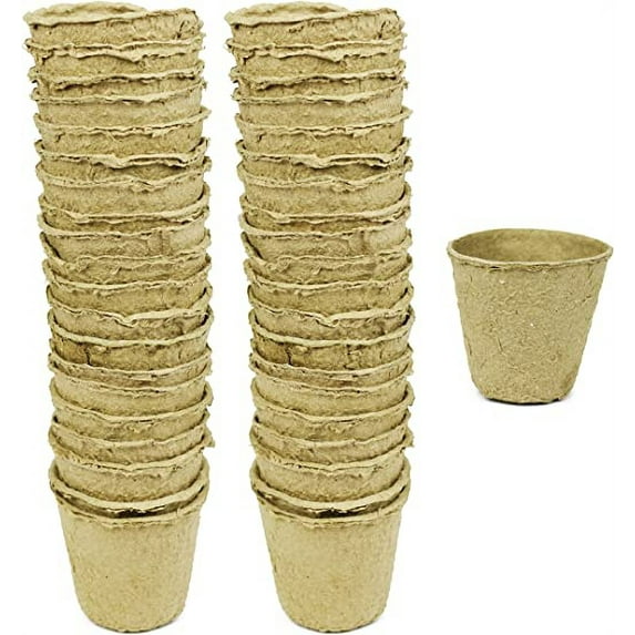 Set of 32 Small Biodegradable Eco Friendly Peat Pots! 3" Pots ...