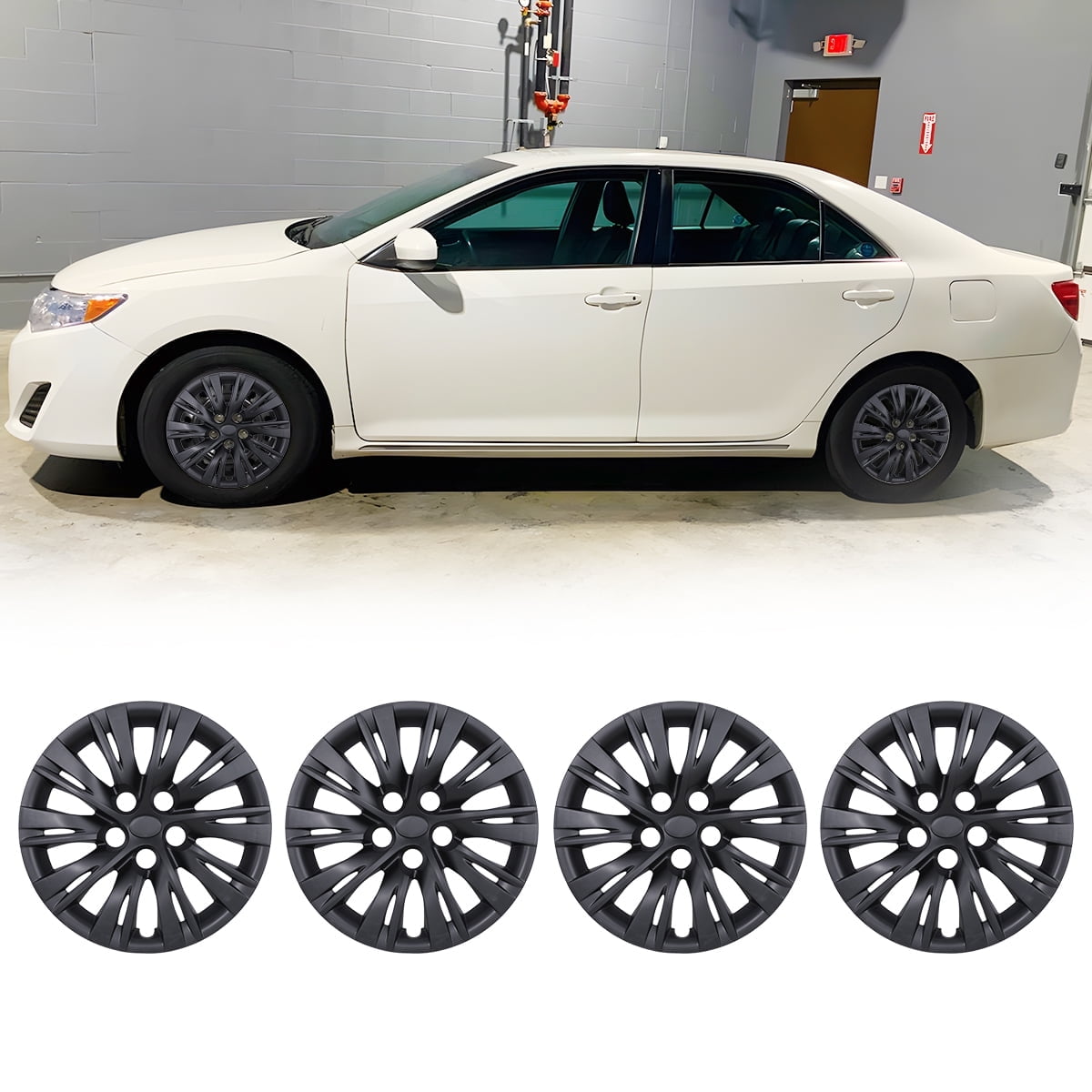 (Set of 4) 16" Rims Hubcaps,Automotive Car Wheel Cover for 2012-2014 ...
