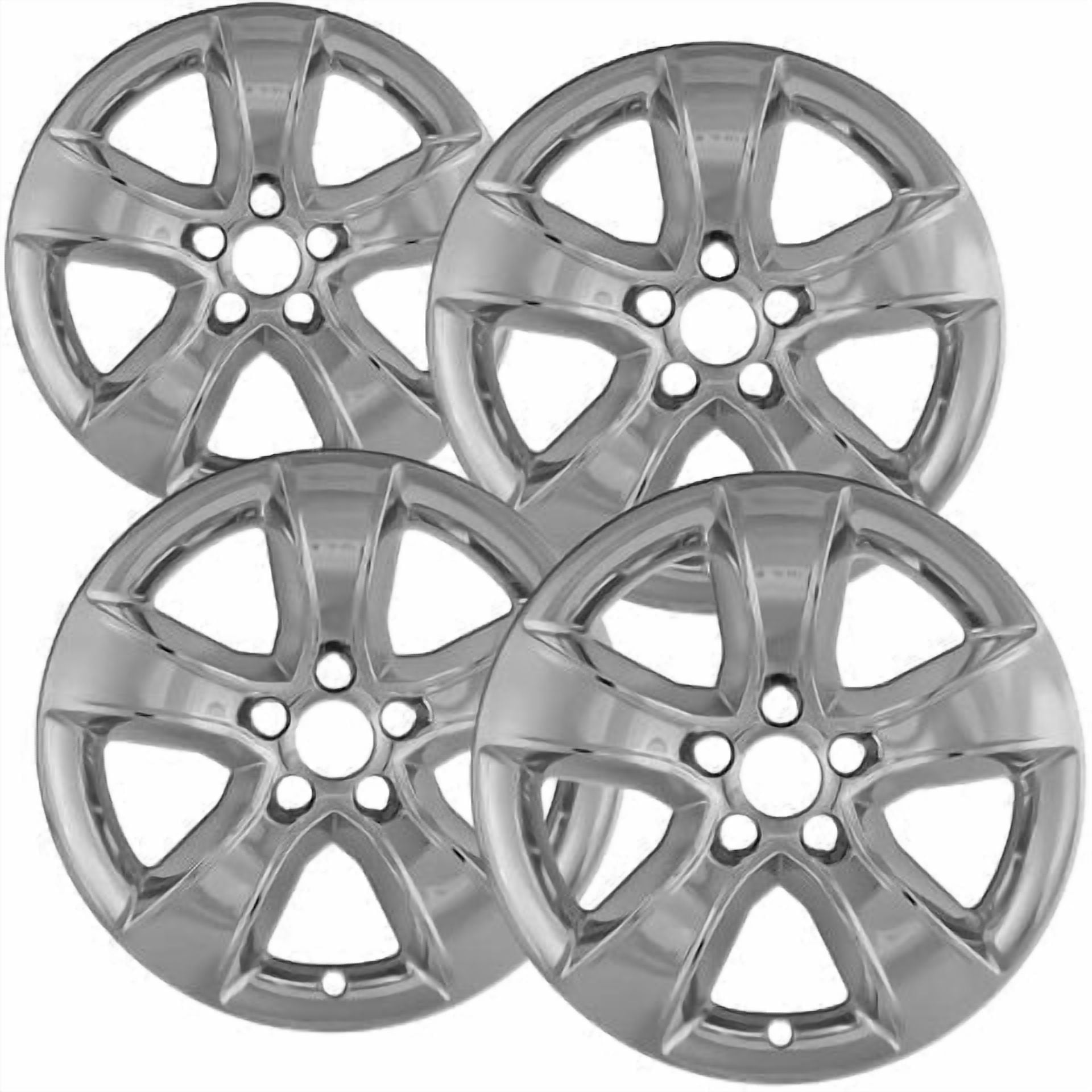 Set of 4 17 inch Chrome Wheel Skins Covers compatible with 08-10 Dodge ...