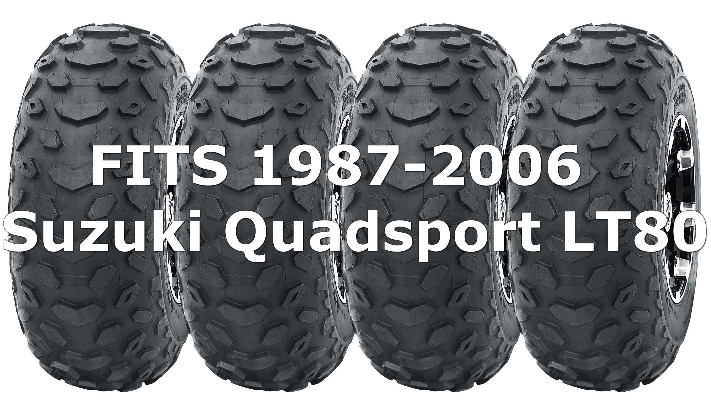 Set 4 1987-2006 Suzuki Quadsport LT80 WANDA Sport ATV tires 19x7-8 ...