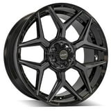 4PLAY Wheels 4P06 24 Inch Rims Fit 6x135 & 6x139.7 24x10 Gloss Black ...