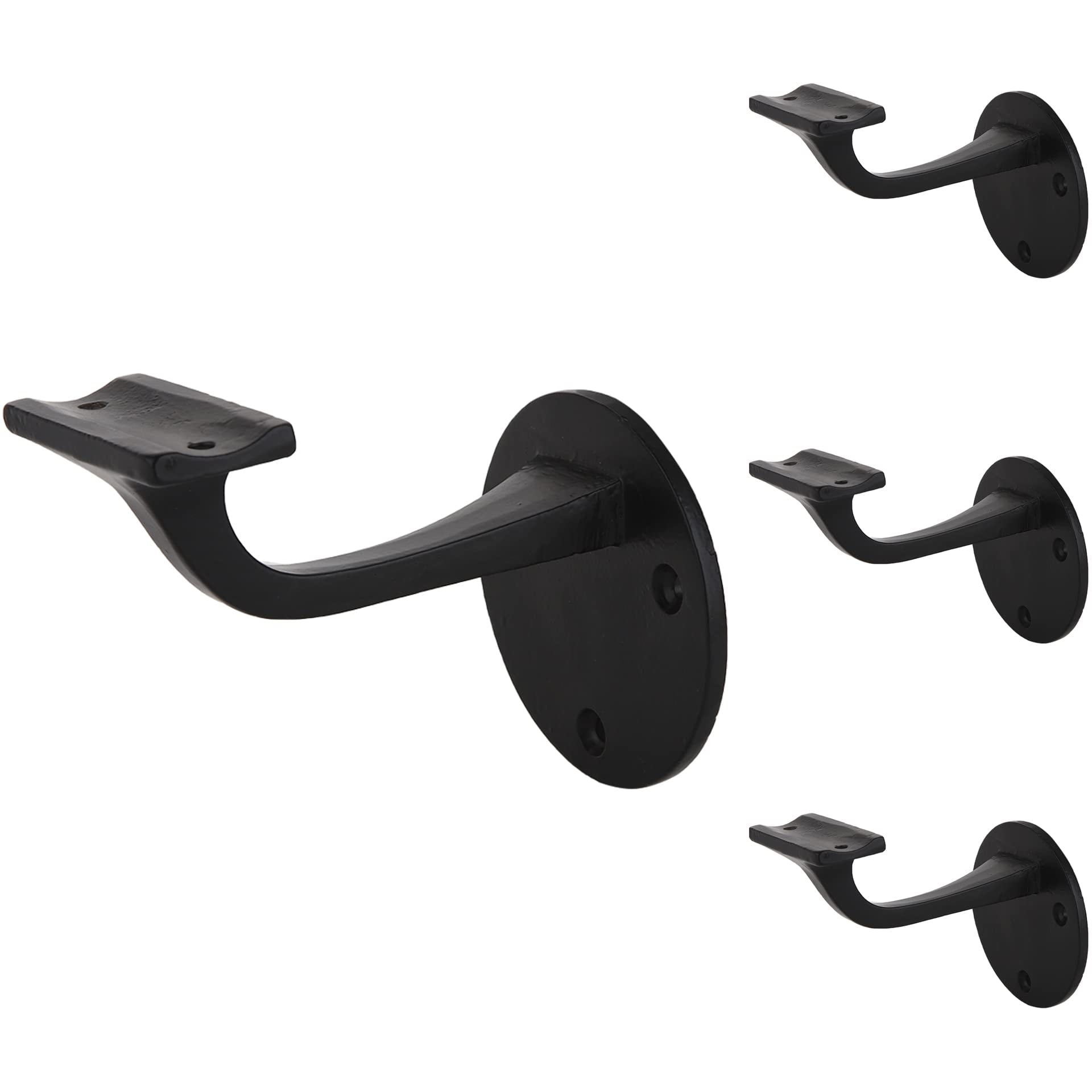 [Set of 4] A29 Heavy Duty Metal Handrail Cast Iron Hand Railing ...