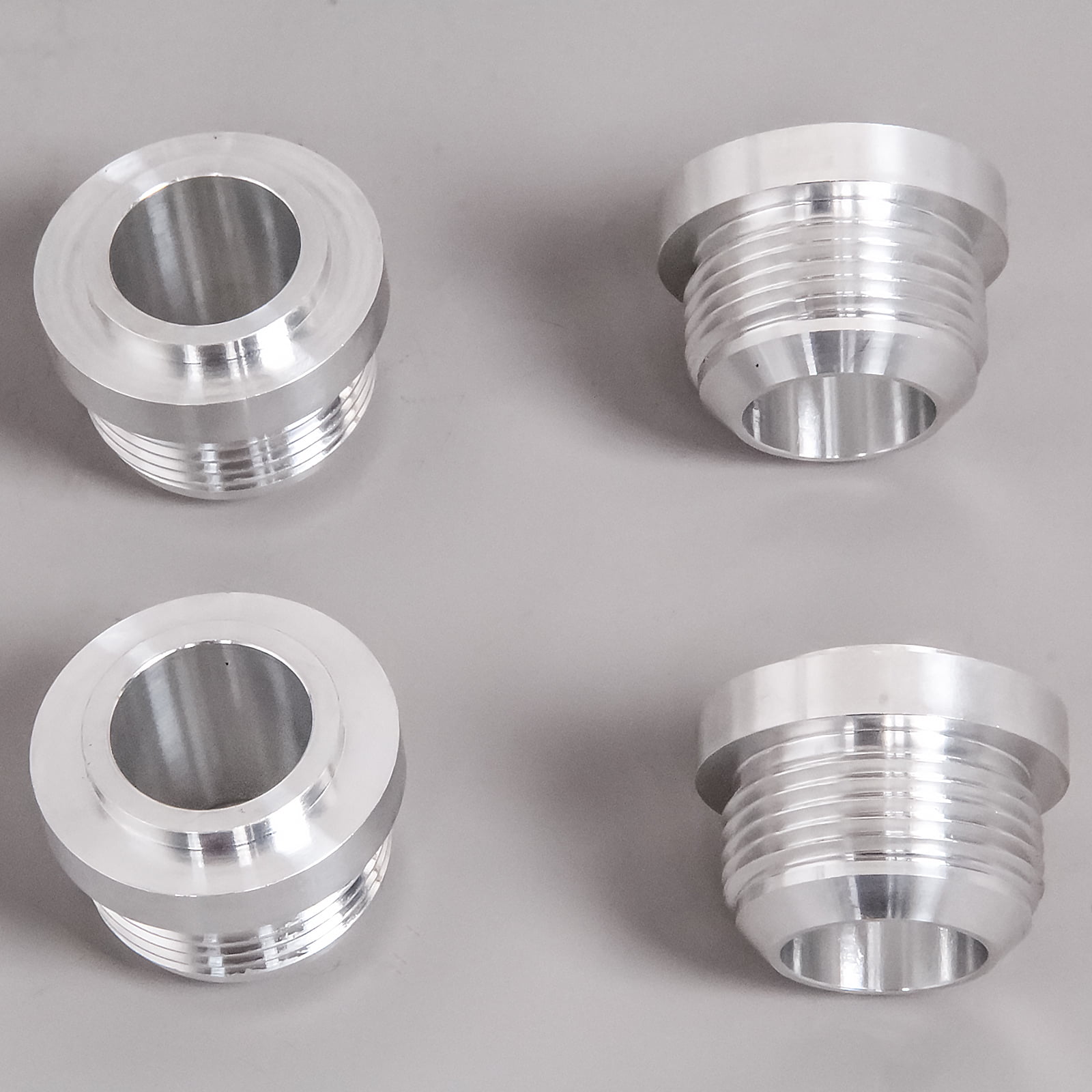 Set (4) An16, 16 An Male Billet 6061t6 Aluminum Weld On Fitting Bung ...