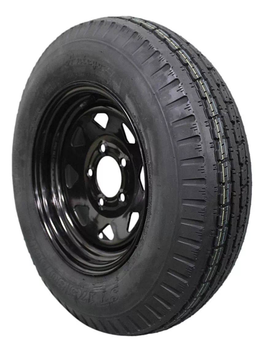 (Set of 4) Antego Tire and Wheel 175/80D13 Highway Terrain Trailer Tire ...