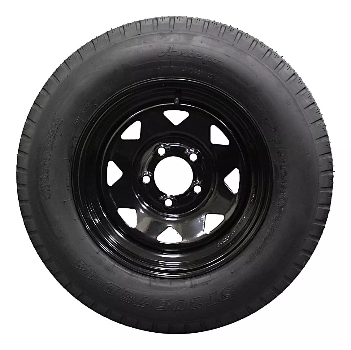 (Set of 4) Antego Tire and Wheel 205/75D14 Highway Terrain Trailer Tire ...