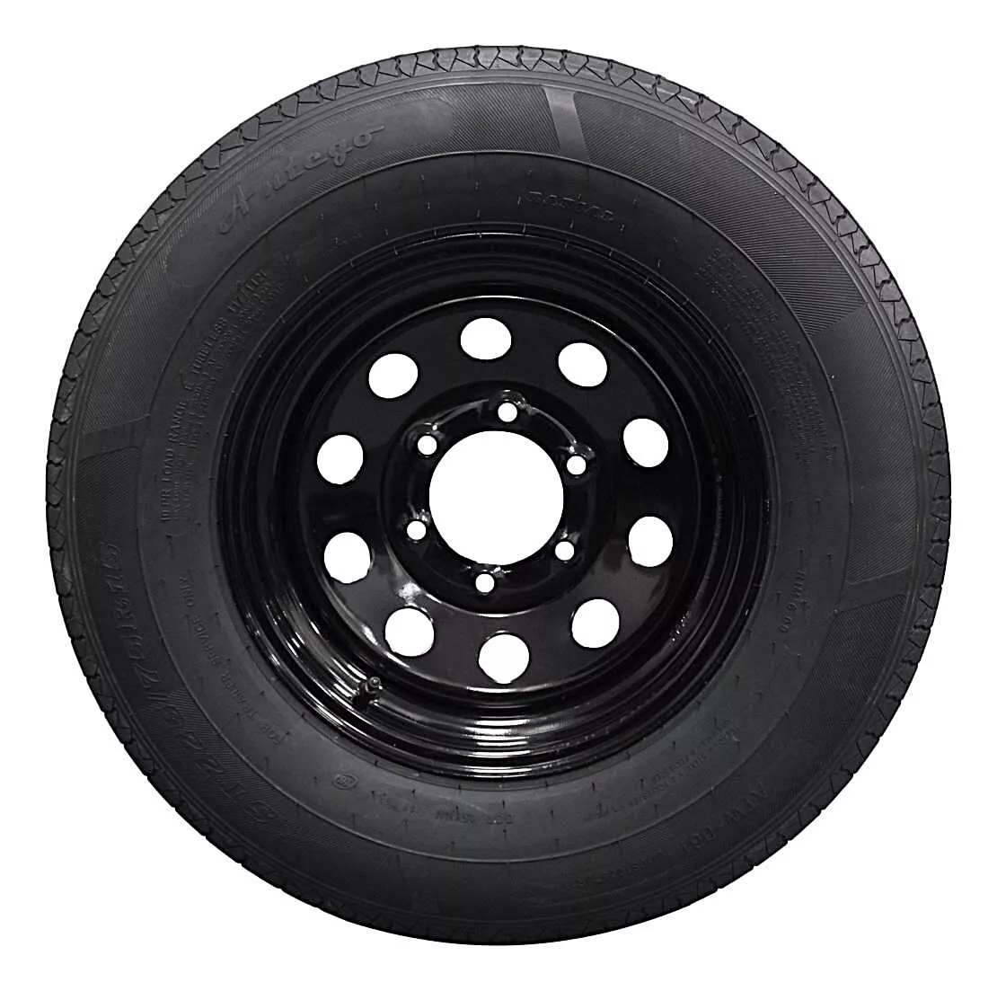 (Set of 4) Antego Tire and Wheel 225/75R15 Highway Terrain Trailer Tire ...