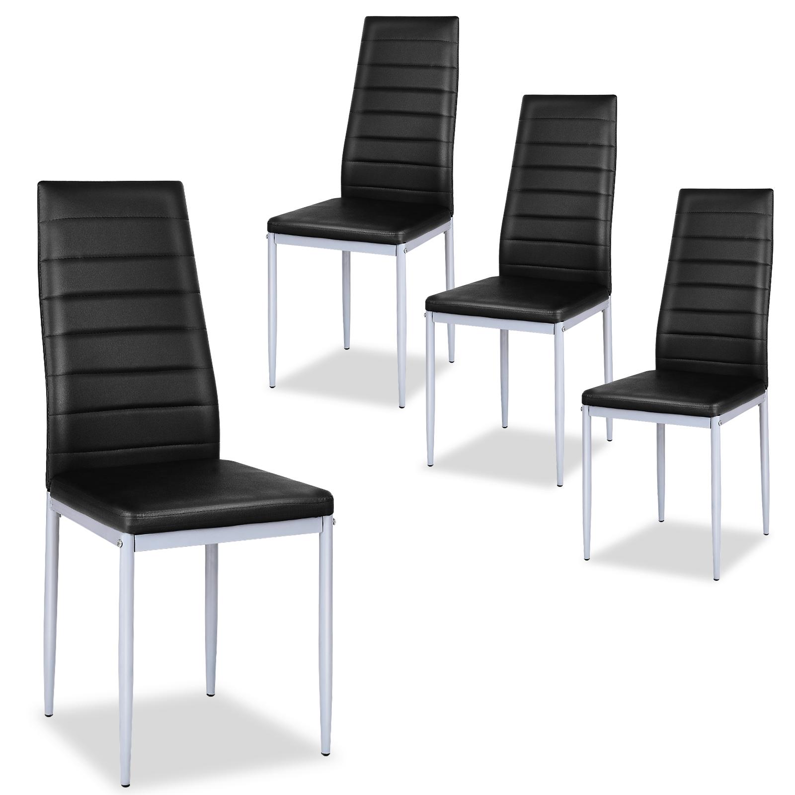 Set Of 4 Dining Chair Soft Padded Side Chairs With Ergonomic High Set Of 4 Dining Chair Soft Padded Side Chairs With Ergonomic High
