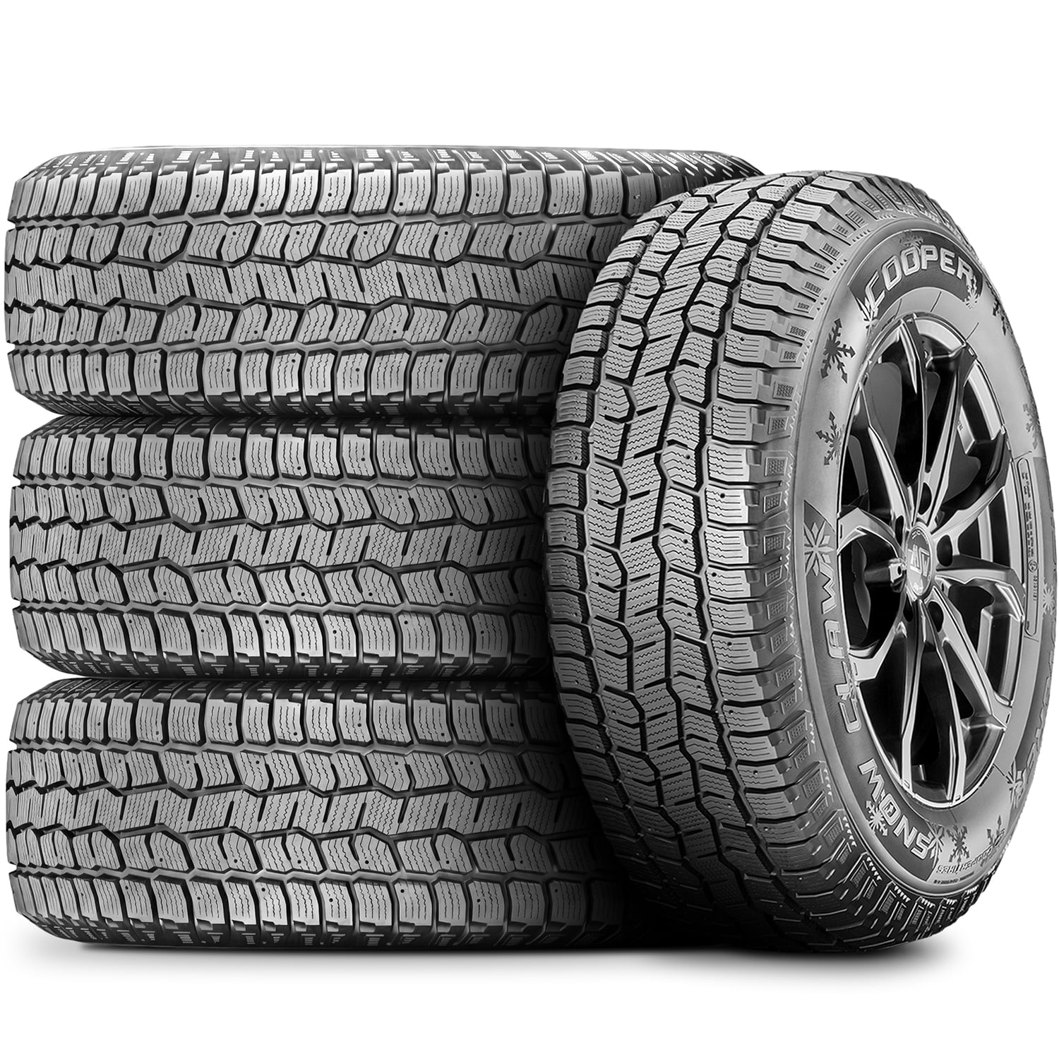 Set of 4 (FOUR) Cooper Discoverer Snow Claw LT 235/65R16 Load E 10 Ply ...