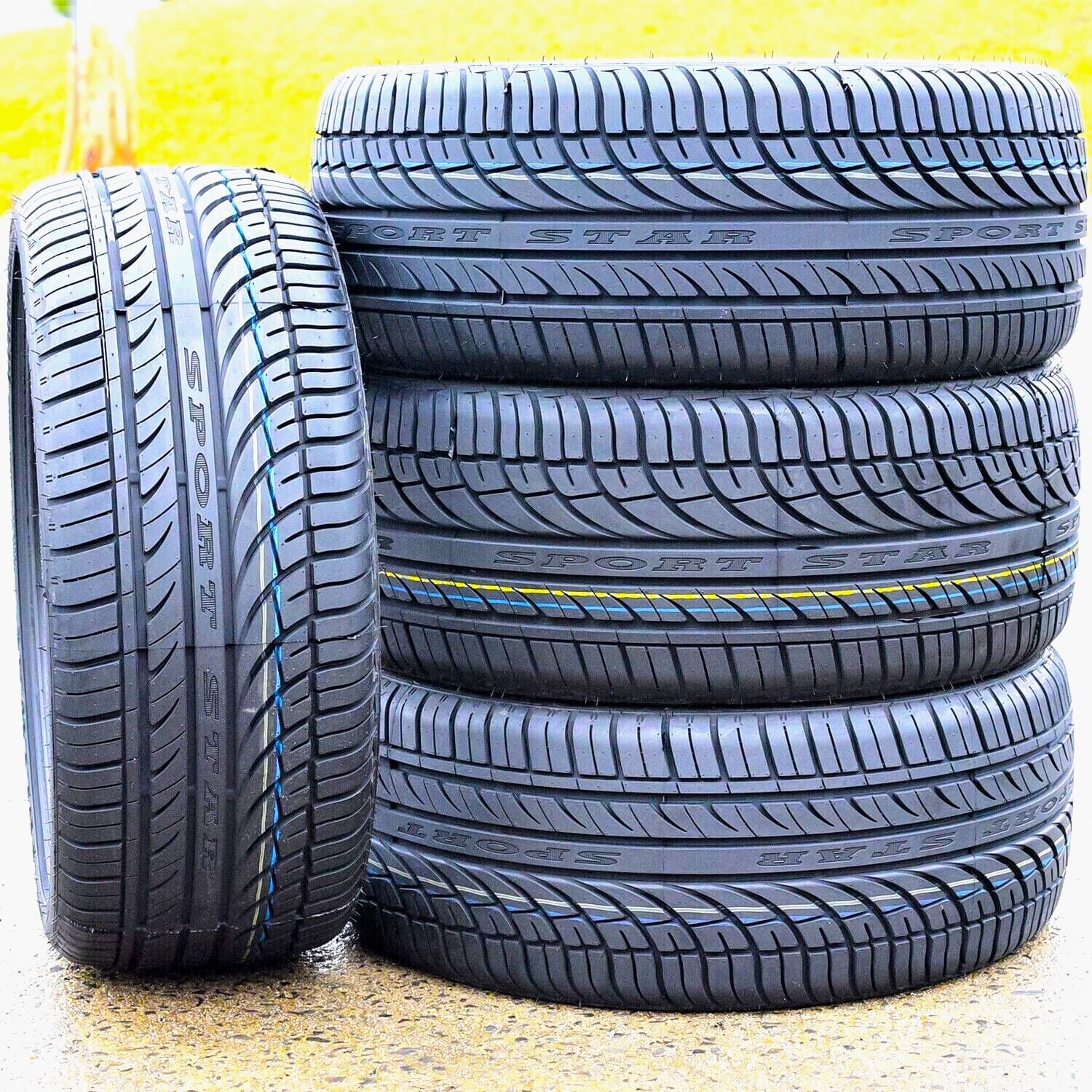 Fullway HP108 Set of 4 Tires, 255/45R18 ZR 103W XL A/S, Fits: 05-13 ...