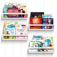 "Acrylic Floating Bookshelf - 15"" Wall Mounted Mini Shelf for Display ...
