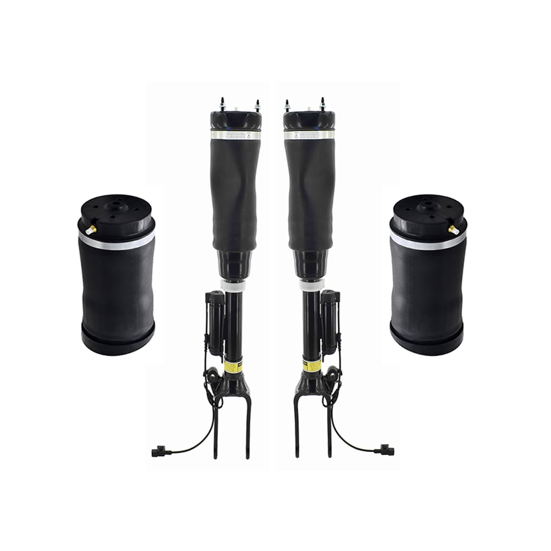 Set of 4 Front Air Airmatic Suspension Spring Strut-Rear Air Suspension ...