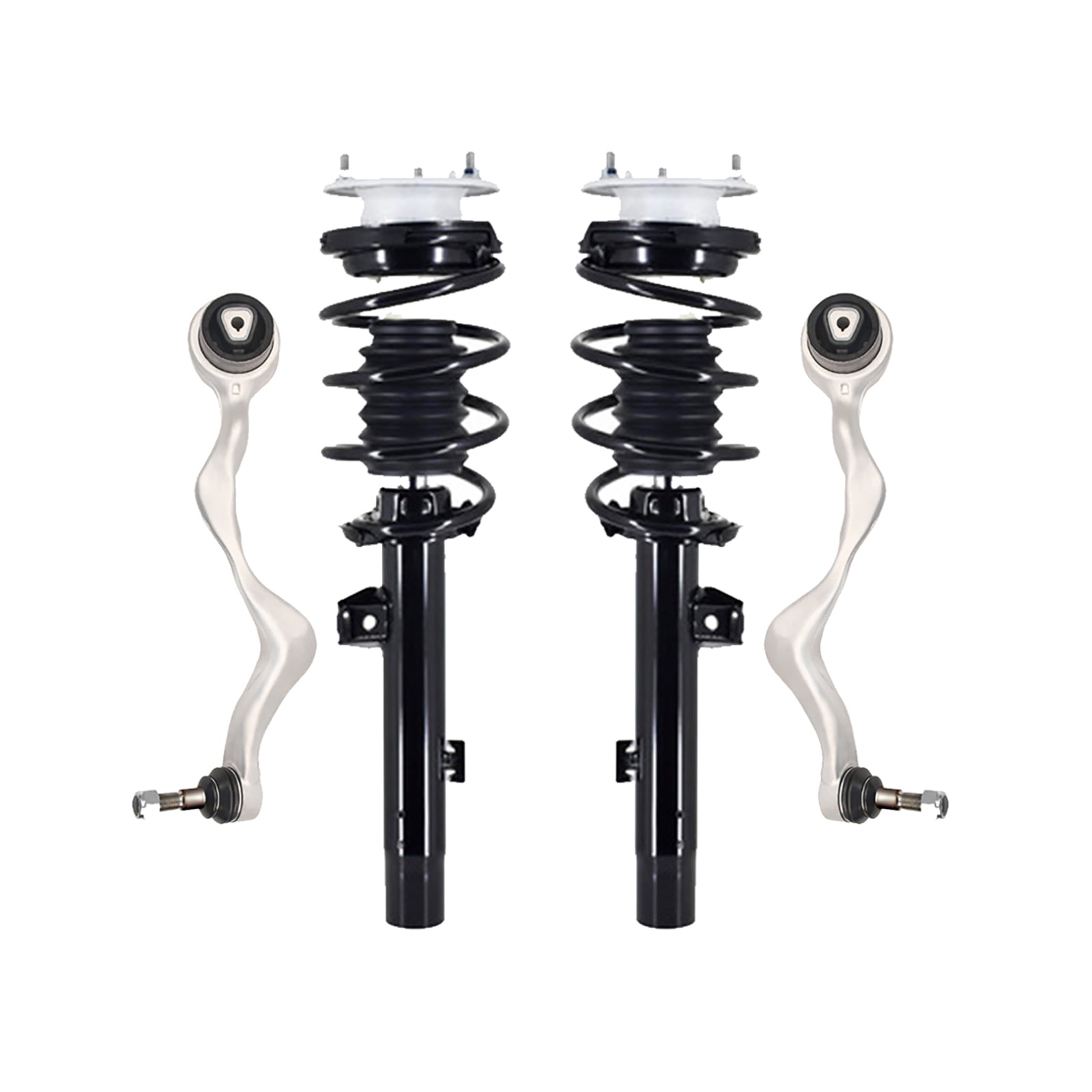 Set of 4 Front Lower Forward Control Arm Ball Joint-Quick Complete ...