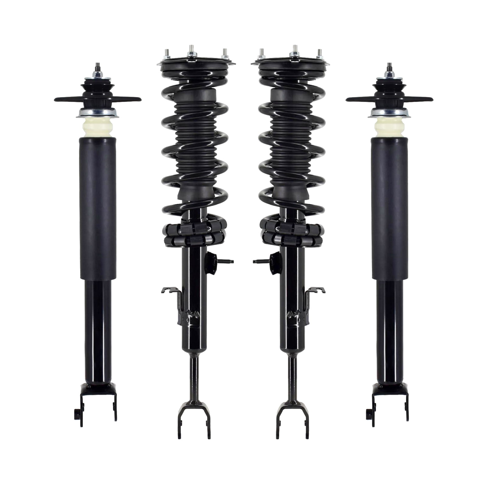 Set 4 Front Quick Complete Strut-Coil Spring-Rear Complete Shock For ...